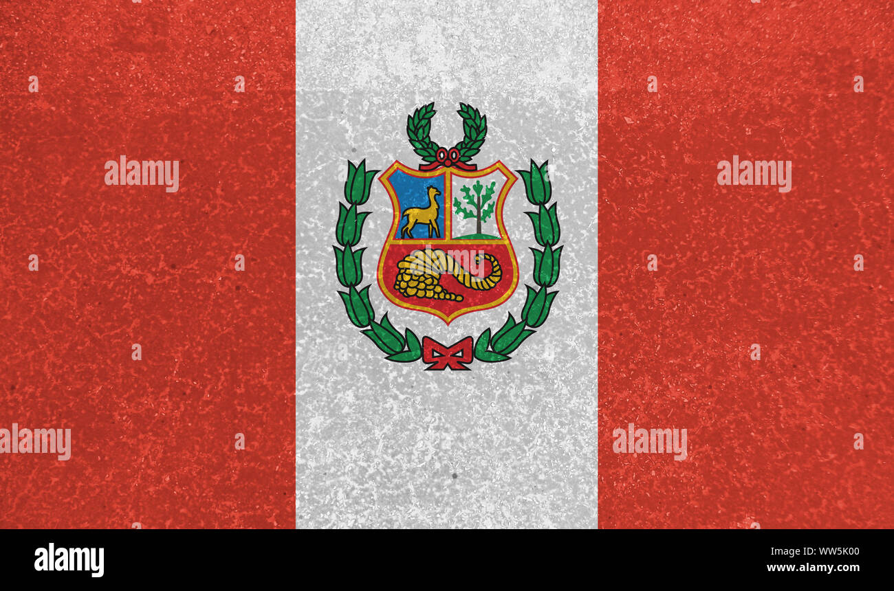 Flag of Peru Stock Photo - Alamy