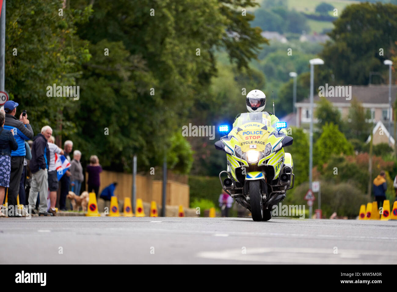 WHICKHAM, NEWCASTLE UPON TYNE, ENGLAND, UK - SEPTEMBER 09, 2019: Police ...