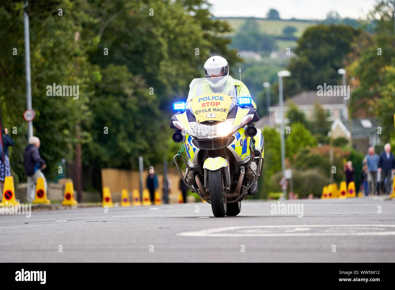 WHICKHAM, NEWCASTLE UPON TYNE, ENGLAND, UK - SEPTEMBER 09, 2019: Police ...