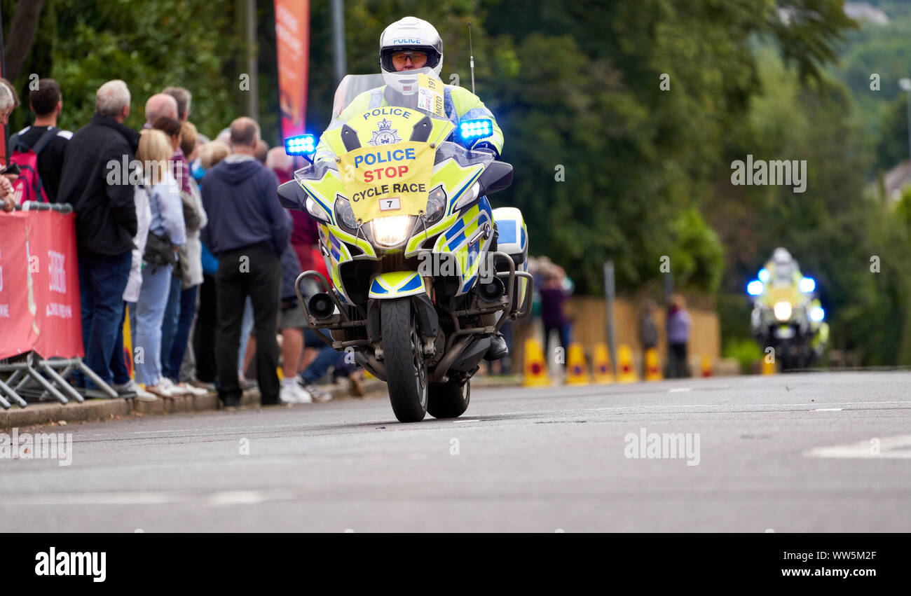 WHICKHAM, NEWCASTLE UPON TYNE, ENGLAND, UK - SEPTEMBER 09, 2019: Police ...