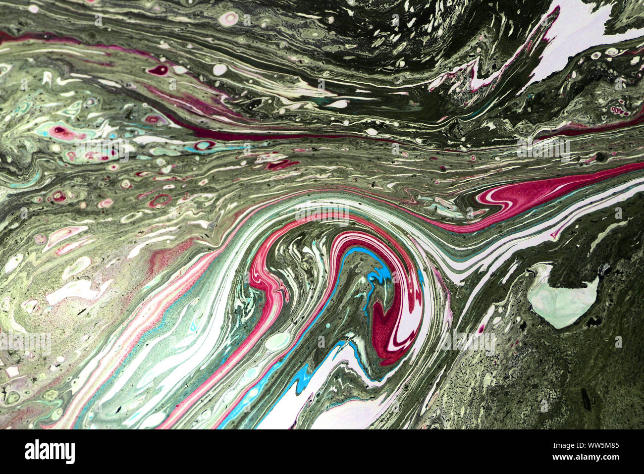 Marbled liquid unique pattern Stock Photo - Alamy