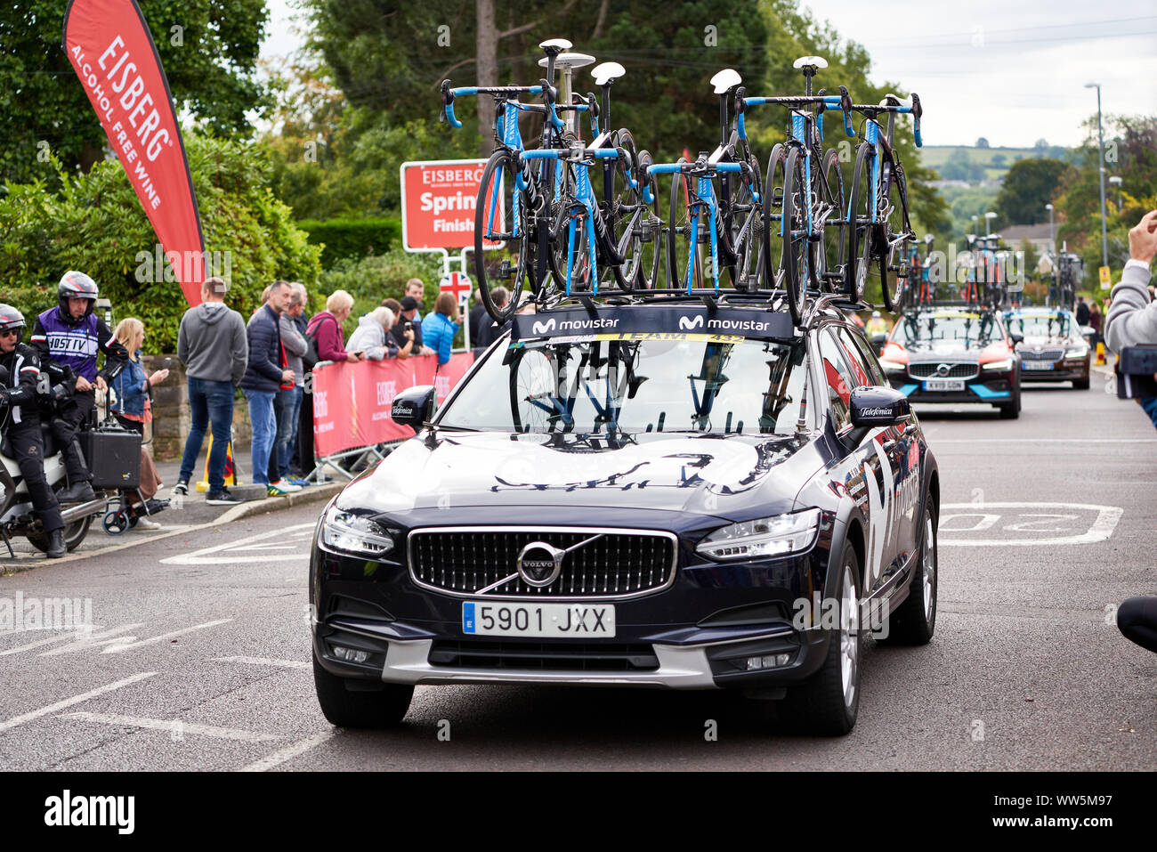 Cycling team support vehicle hi-res stock photography and images - Alamy