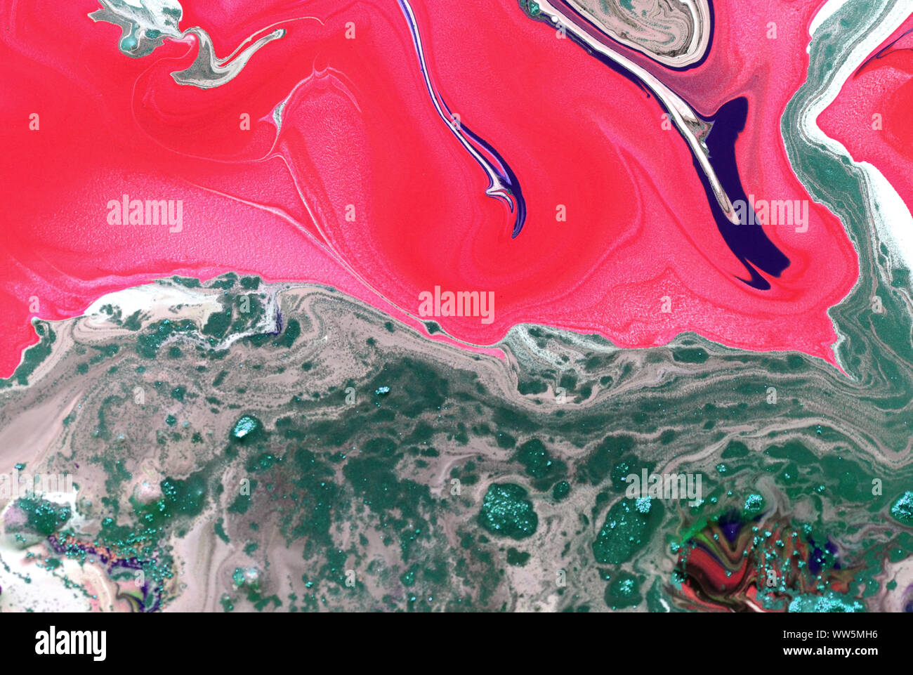 Soft painted abstract background.Poisonous, toxic color Stock Photo - Alamy