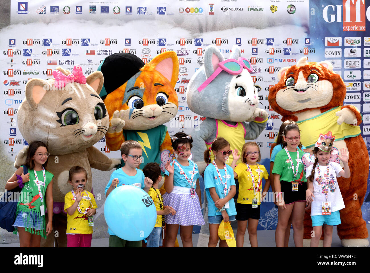 Giffoni Valle Piana, Sa, Italy - July 23, 2019 : 44 Gatti at Giffoni ...