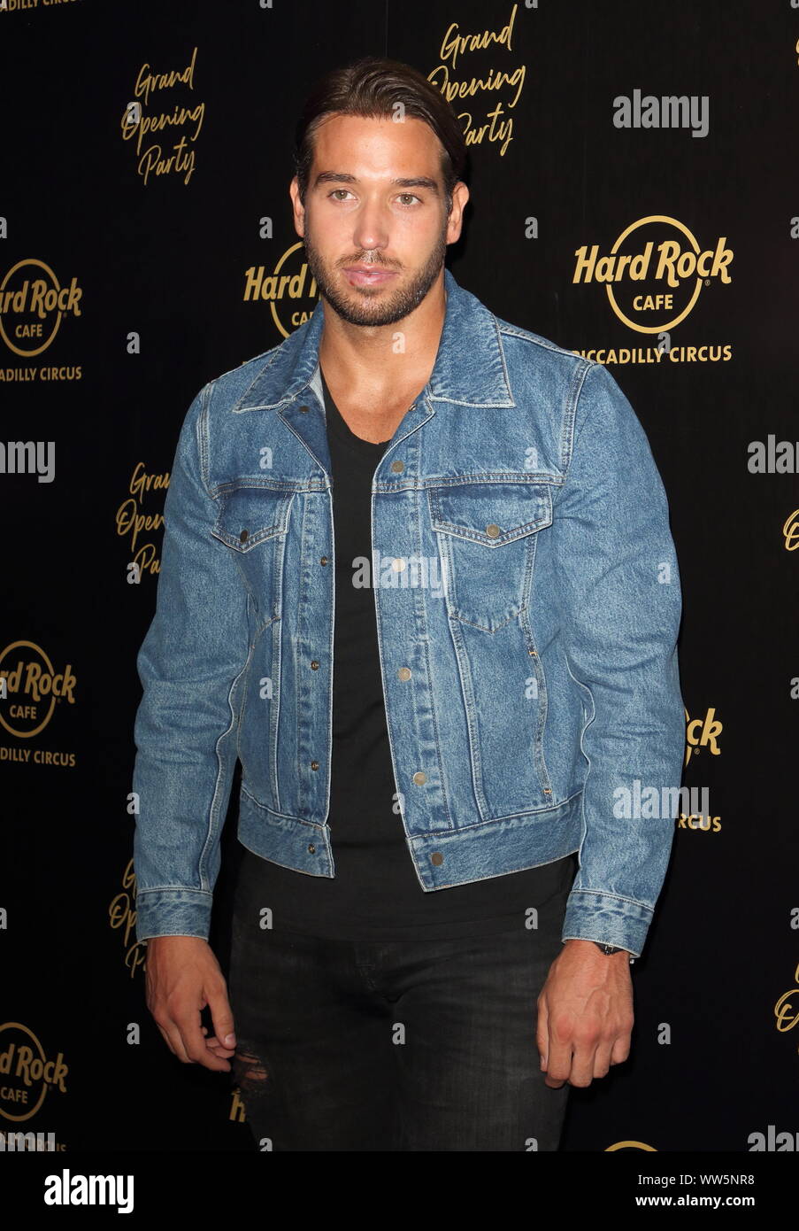 London, UK. 12th Sep, 2019. James Lock on the red carpet at the Hard ...