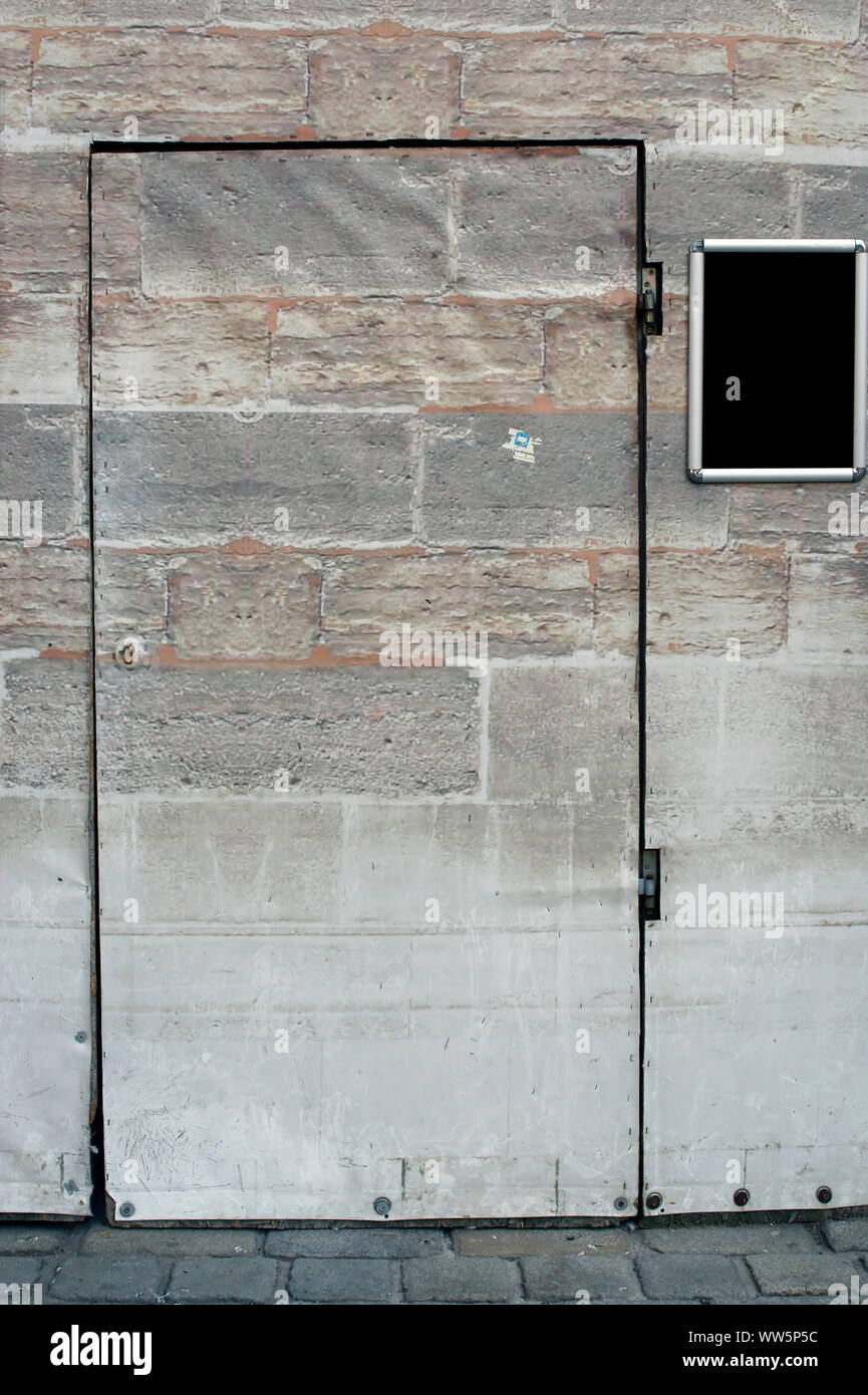 Photography of a rectangular door of a cardboard prop Stock Photo - Alamy