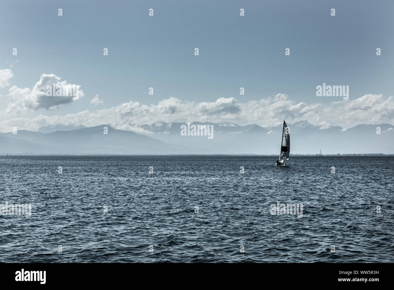 Sailing ship on lake constance hi-res stock photography and images - Alamy
