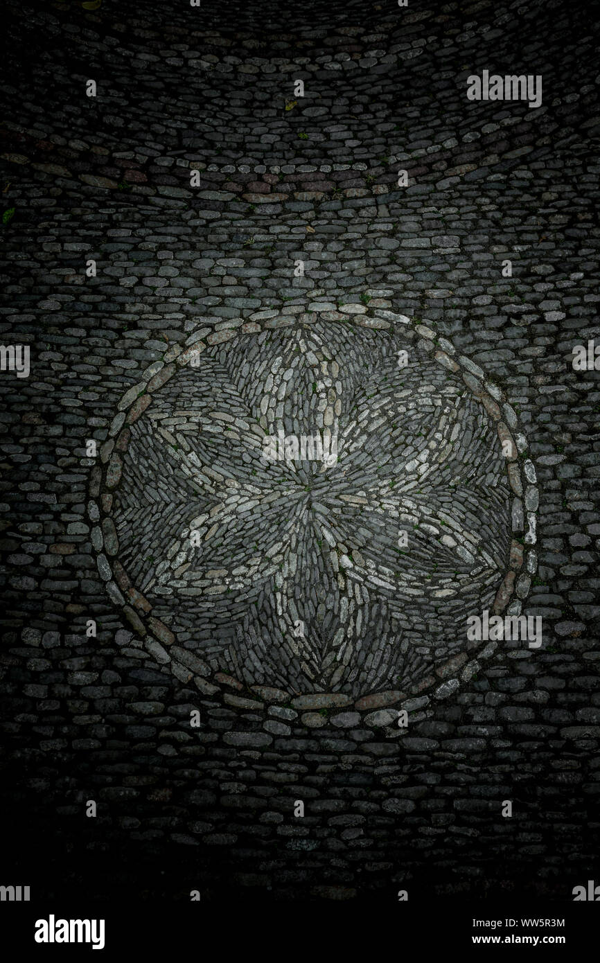 Symbols with paving stones Stock Photo - Alamy