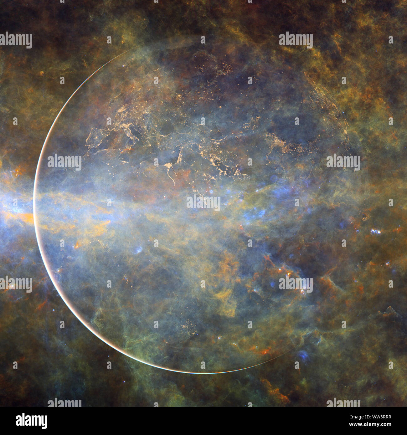 Earth. Space art. Outer space. Elements of this image furnished by NASA ...