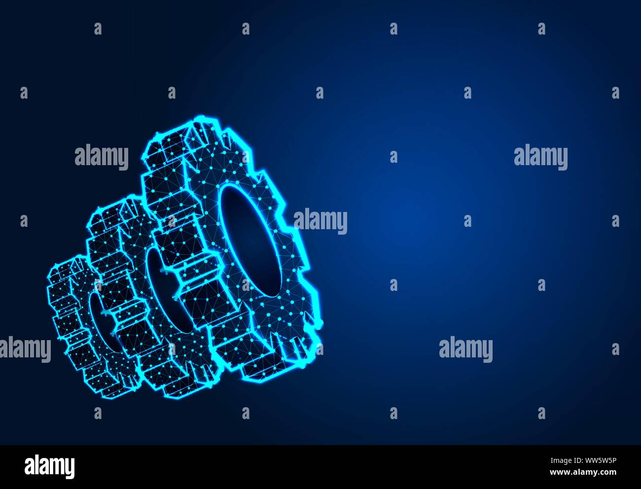 Gears.Mechanical technology machine engineering symbol. Industry ...