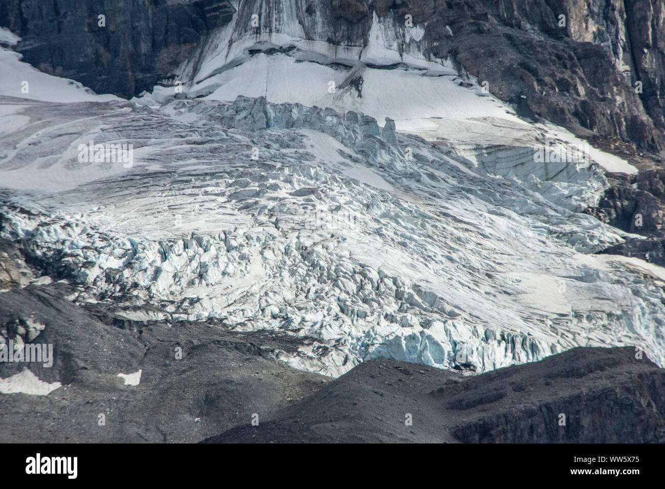 Glacier Columbia Icefield, Jasper National Park, Rocky Mountains ...