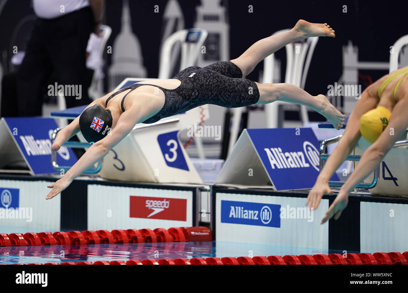 Great Britain's Toni Shaw during the Women's 400m Freestyle on day five ...
