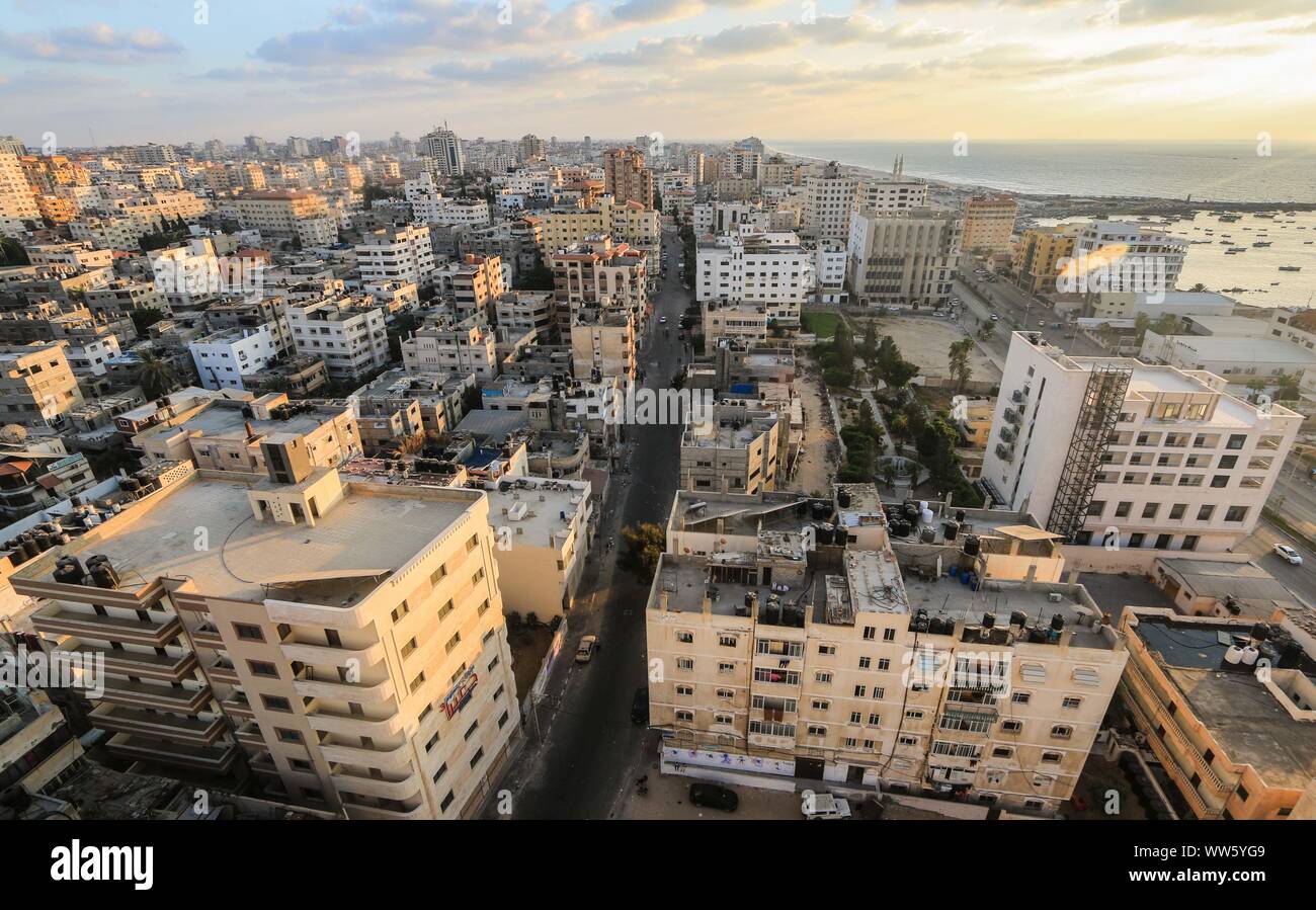 Gaza City, The Gaza Strip, Palestine. 12th Sep, 2019. General view of ...