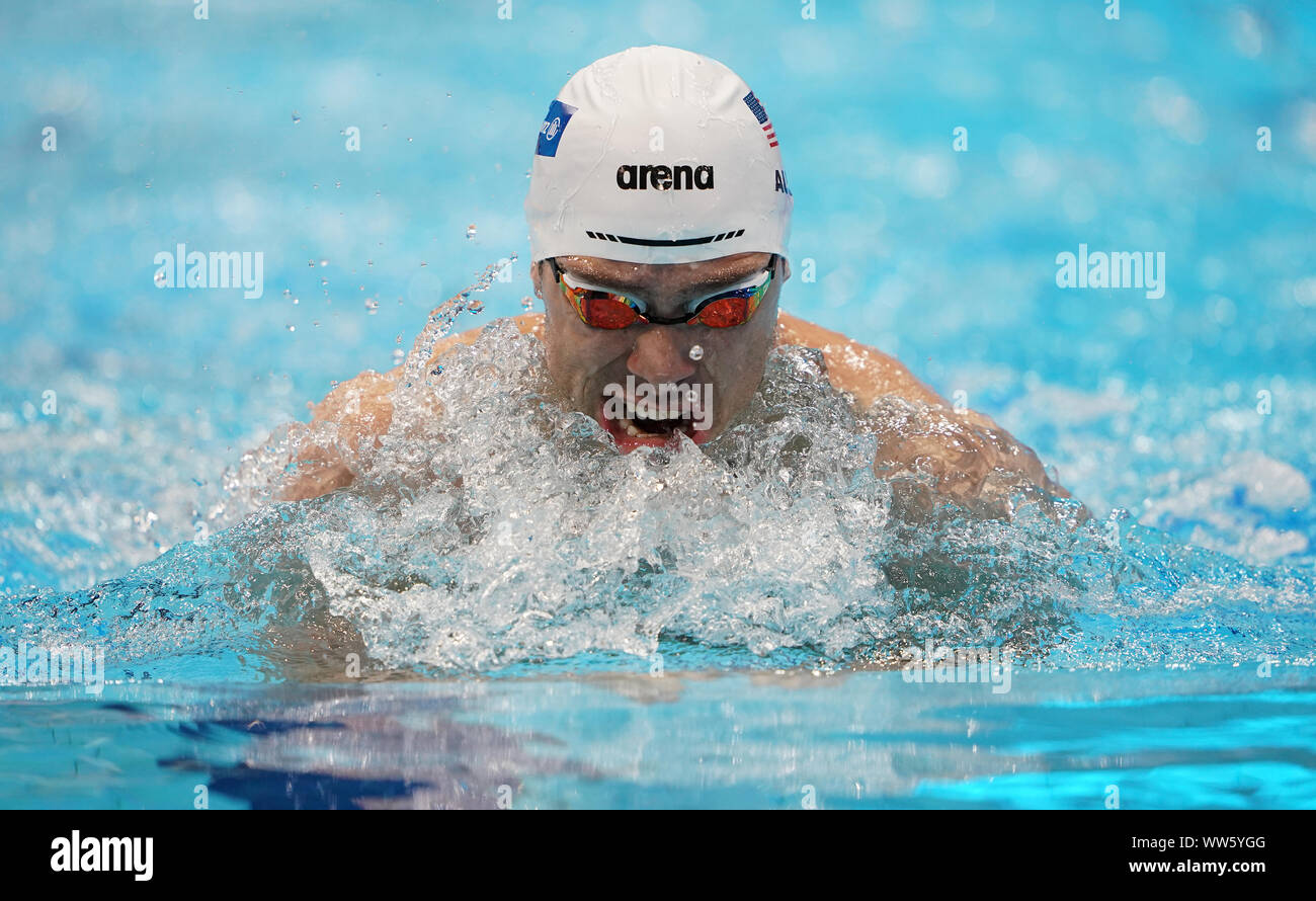 USA's Evan Austin during the Men's 200m Individual Medley on day five ...