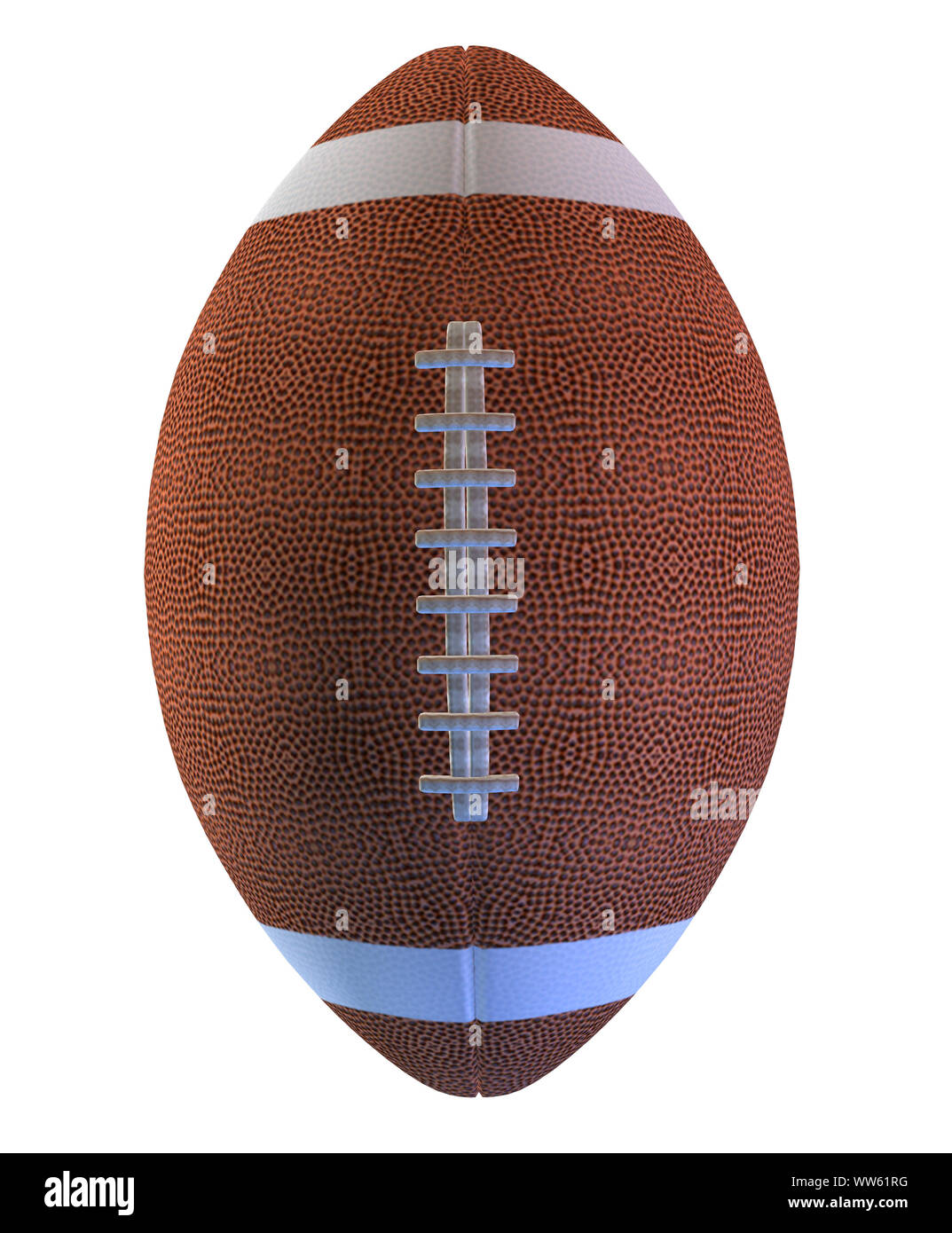 Digitally rendered illustration of an american football ball Stock ...