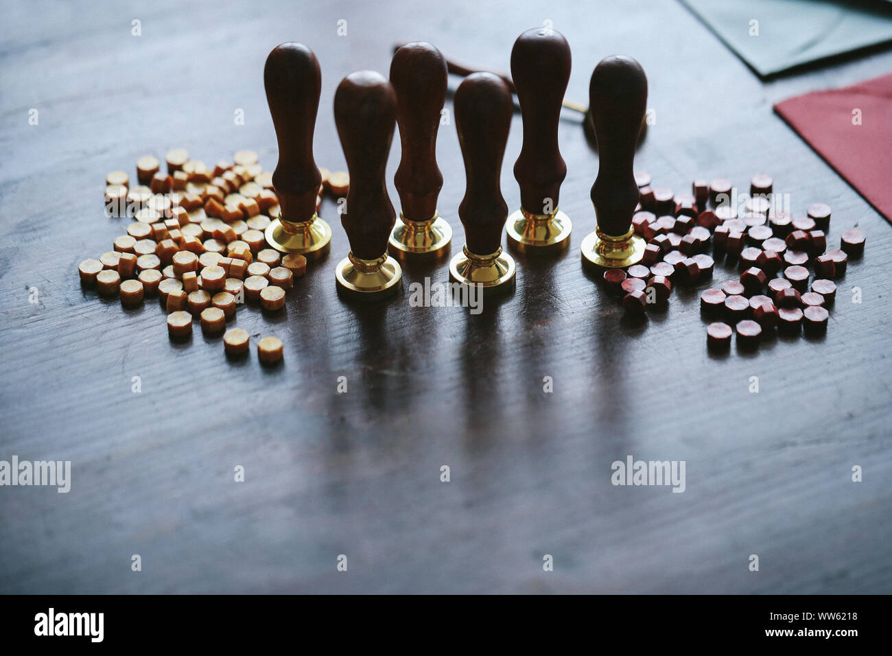Sealing wax tools hi-res stock photography and images - Alamy