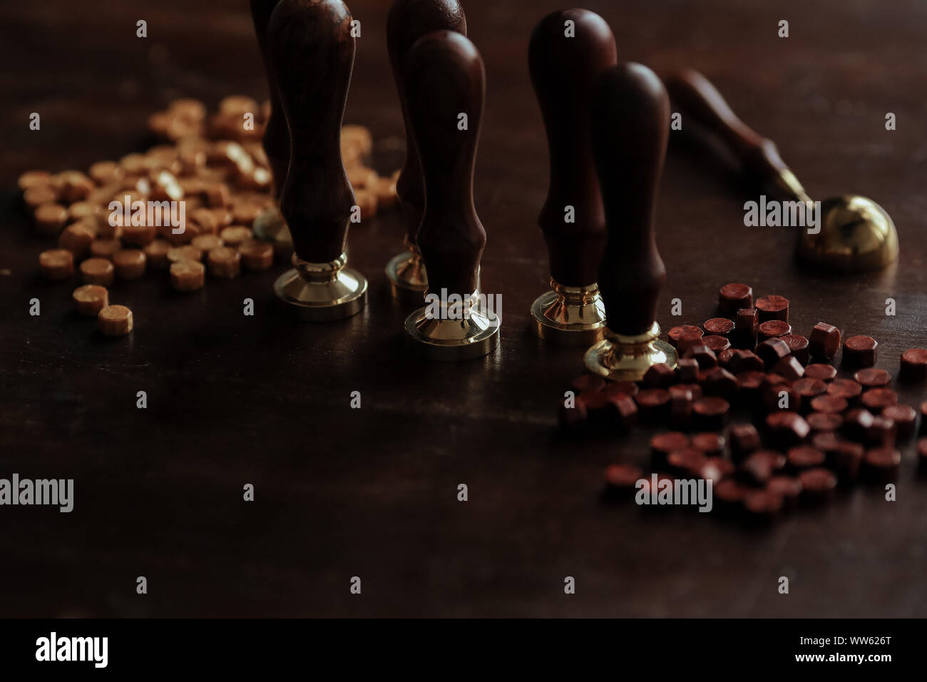 Envelope wax stamp tools hi-res stock photography and images - Alamy