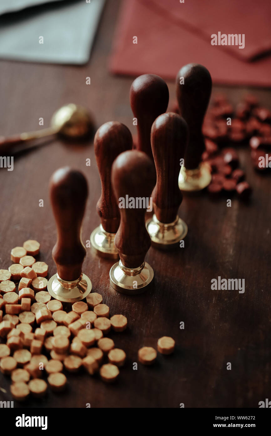 Postal wax hi-res stock photography and images - Alamy