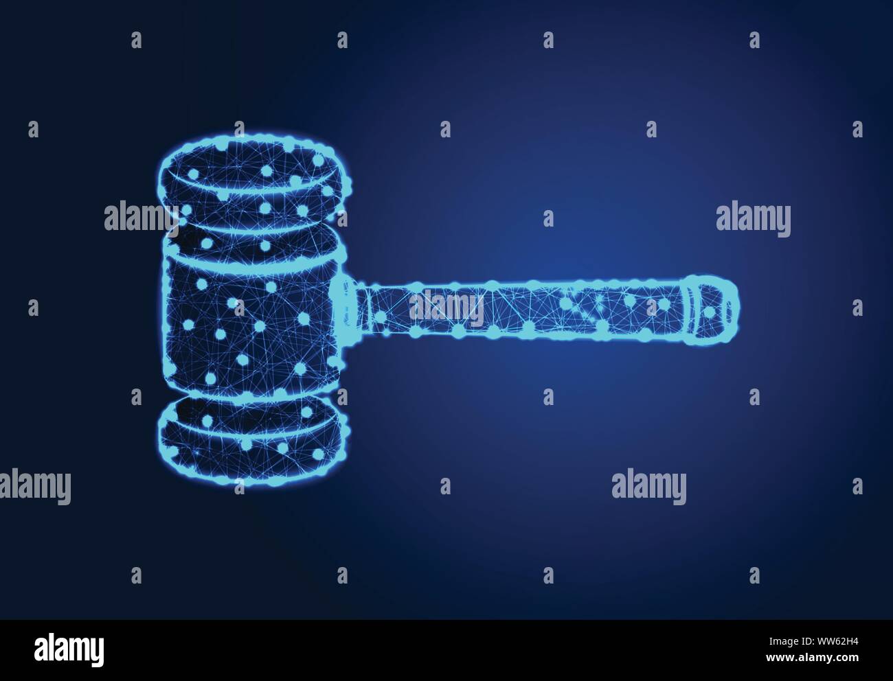 hammer, Law, Gavel , Abstract Low poly Designs, from line and dot ...