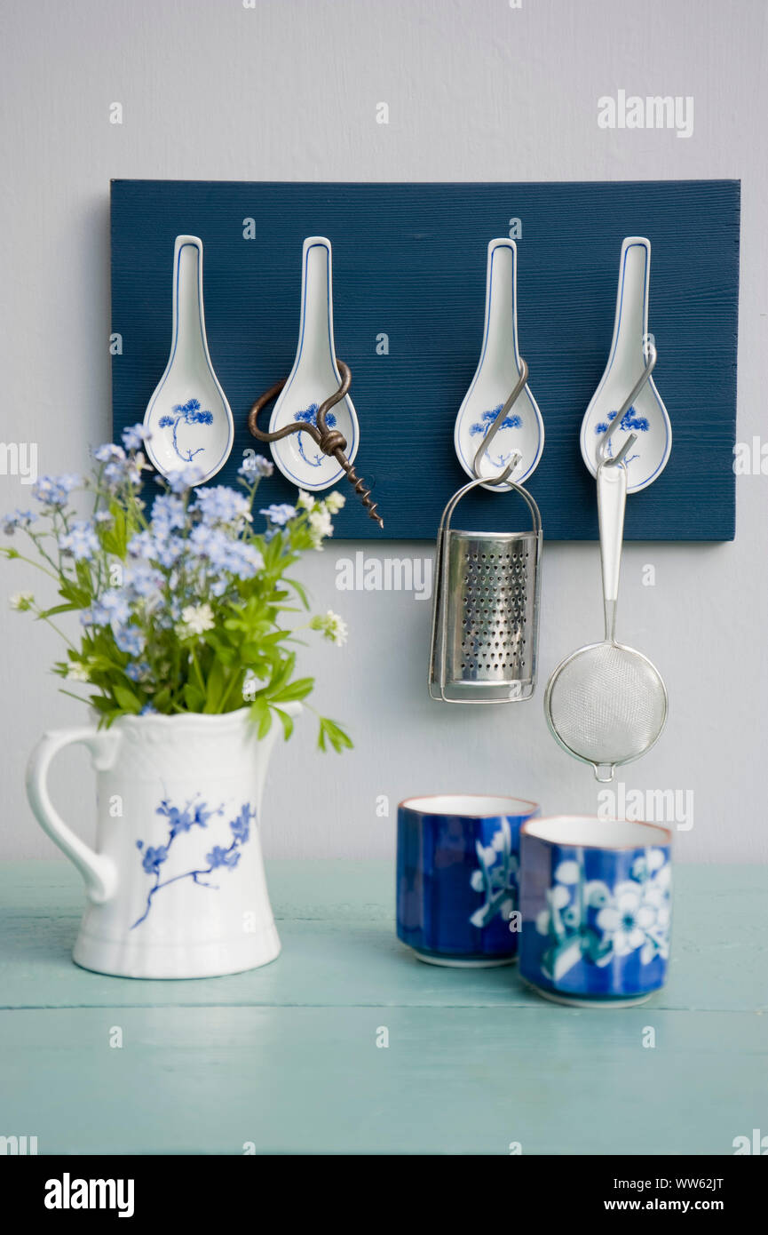 Upcycling of kitchen utensils Stock Photo - Alamy