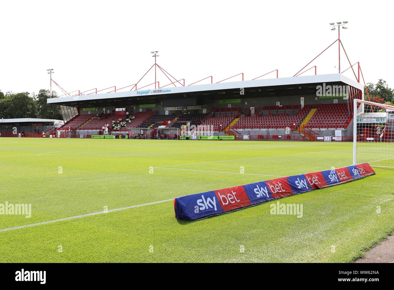 Soccer stands with advertising hi-res stock photography and images - Alamy