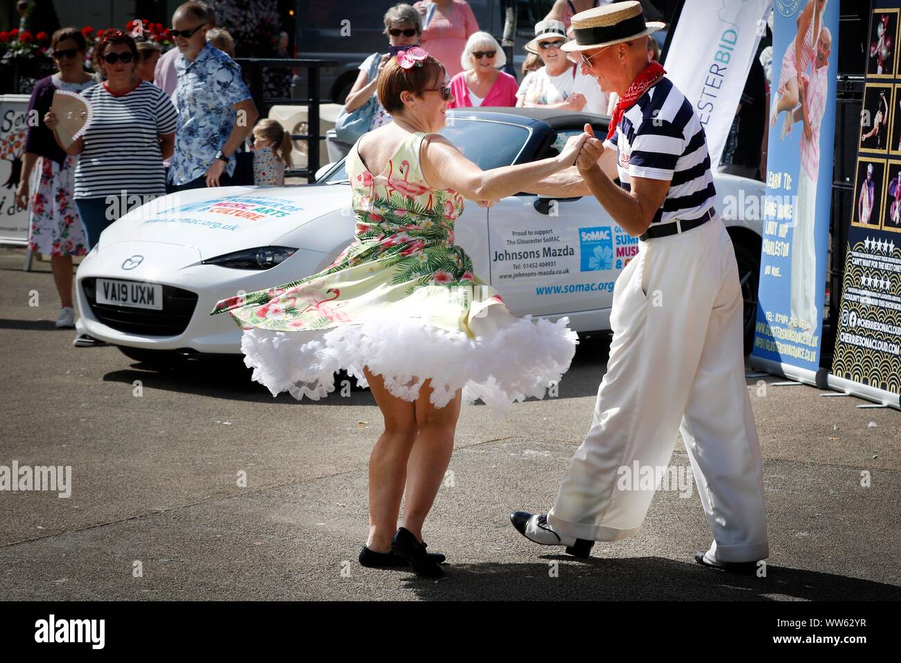 Gary Boon, dance teacher with Gloucester Swing Dance partnered with ...