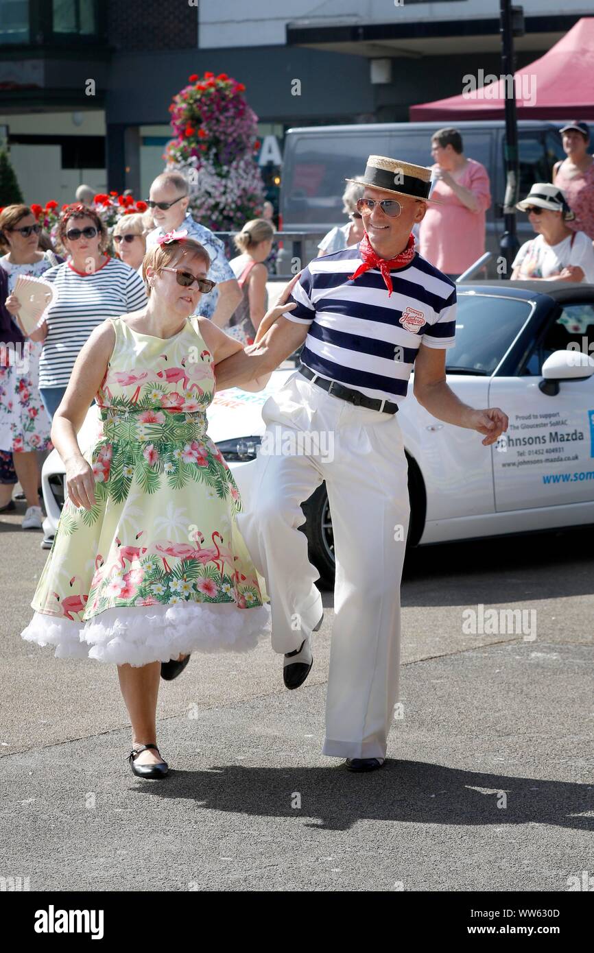 Gary Boon, dance teacher with Gloucester Swing Dance partnered with ...