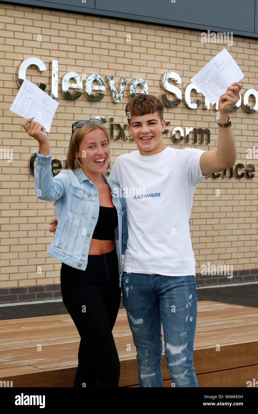 Ella Morgan, who achieved 9 and 8 grades, and Fin McFarlane, four 8s ...