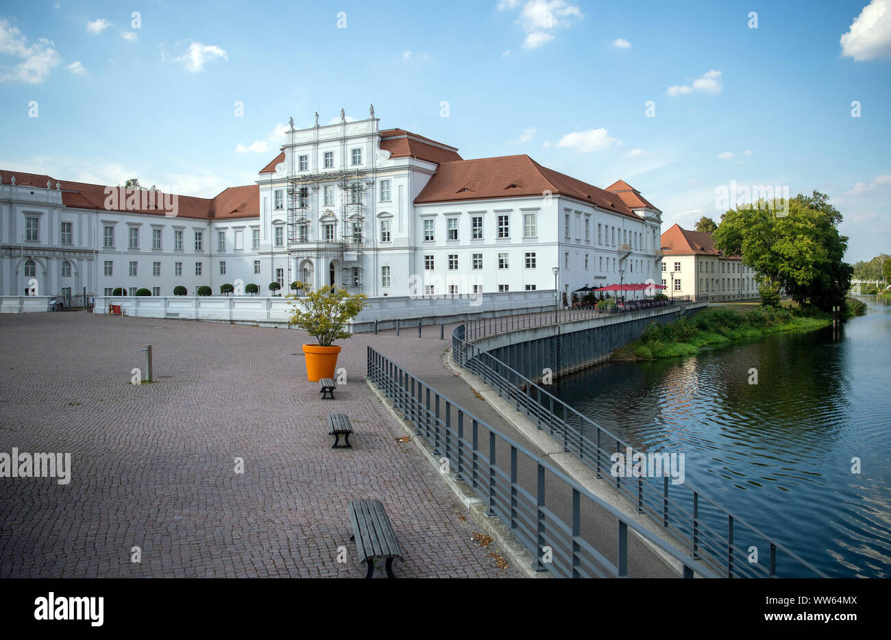 Oranienburg, Germany. 11th Sep, 2019. View to the castle Oranienburg ...