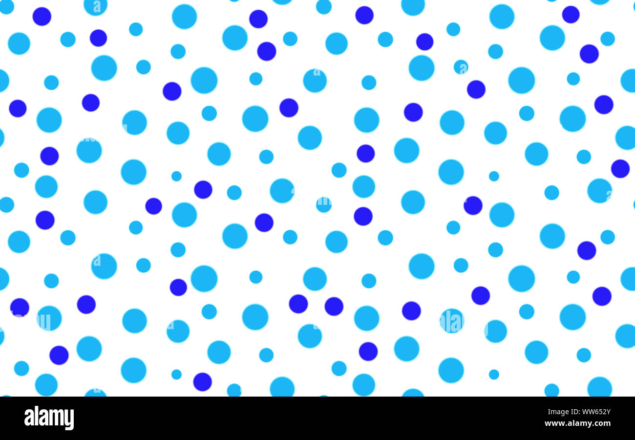 Cricle Blue And White