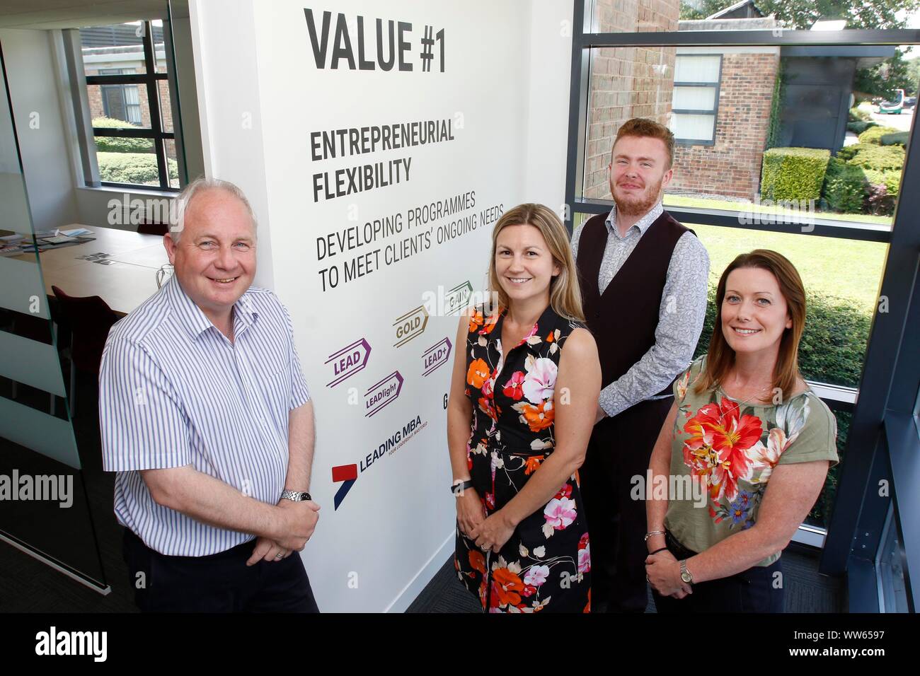 Stewart Barnes, managing director of Quolux, with Jo Draper, director ...