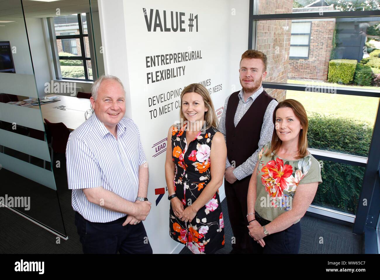 Stewart Barnes, managing director of Quolux, with Jo Draper, director ...