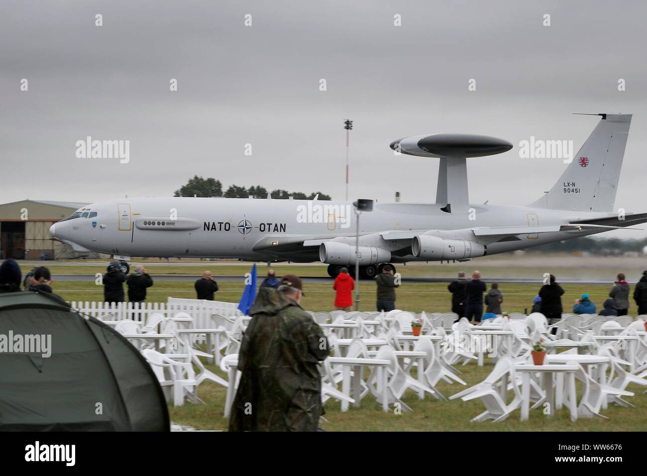 A Boeing E-3A Sentry was the only aircraft of the planned NATO 70th ...