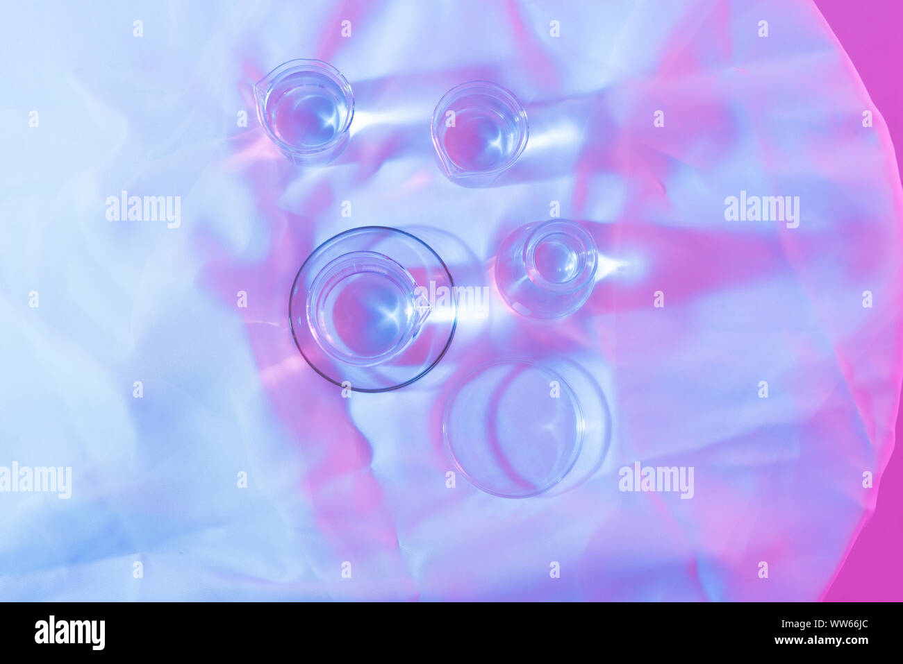 Scientific Glassware For Chemical, Laboratory Research Stock Photo - Alamy