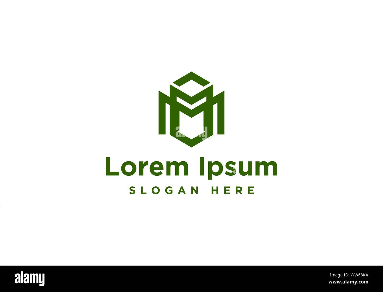 letter M modern Logo Inspiration isolated on white background Stock ...