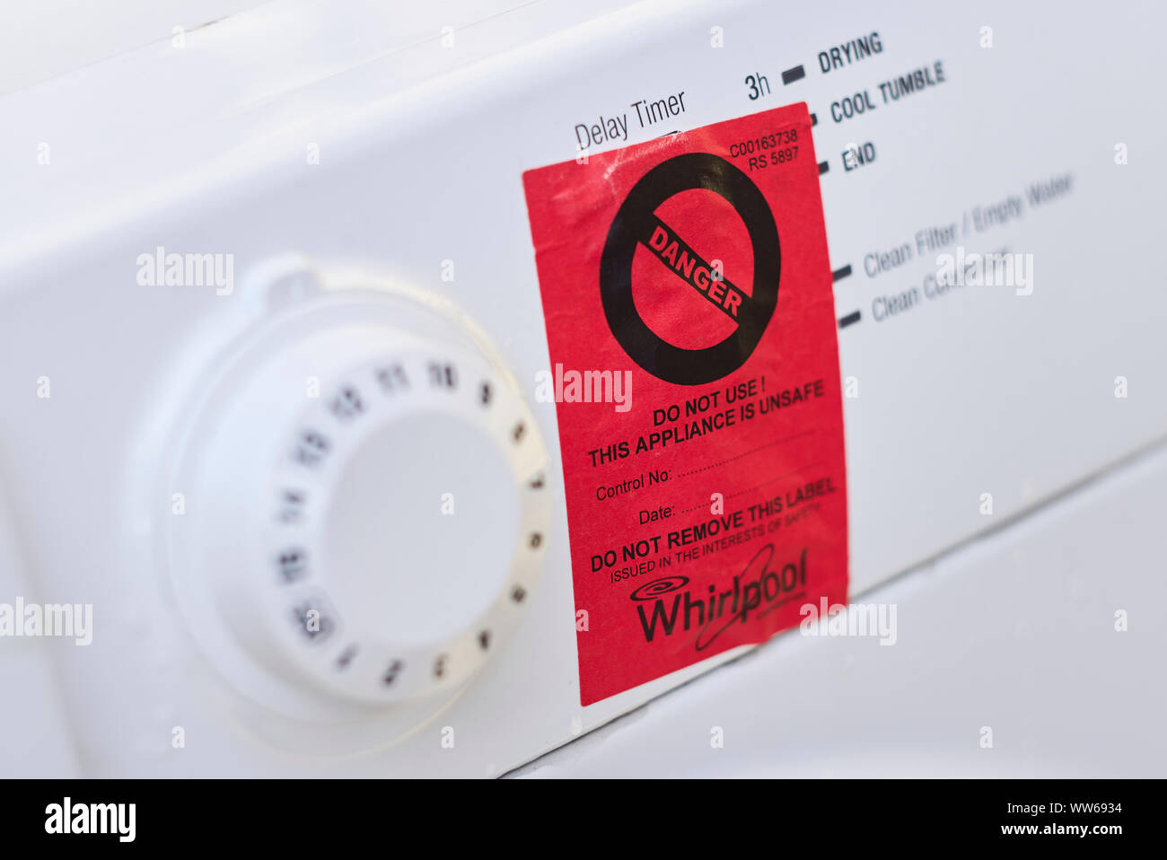 Danger sticker hi-res stock photography and images - Alamy