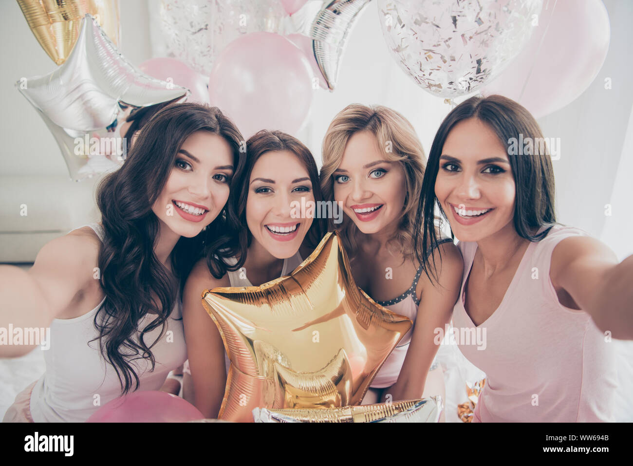 Self-portrait of nice-looking cute sweet lovely adorable fascinating ...