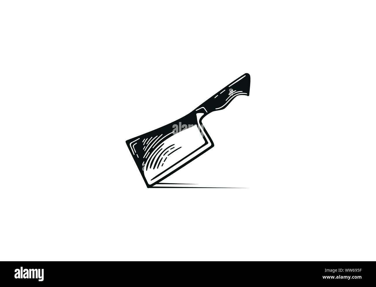 Hand drawn logo pork Stock Vector Images - Alamy