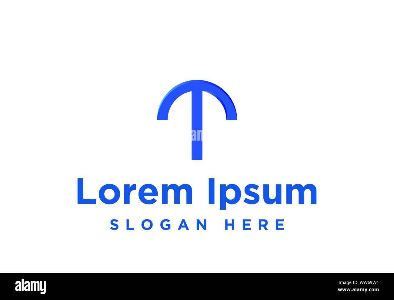 letter T modern Logo Inspiration isolated on white background Stock ...