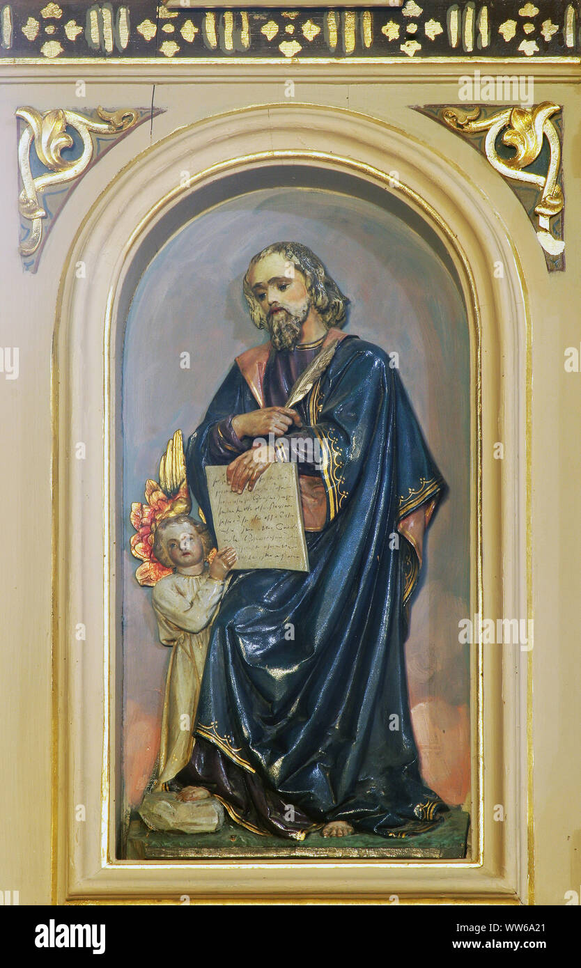 Saint Matthew the Evangelist, pulpit in the church of Saint Peter in ...