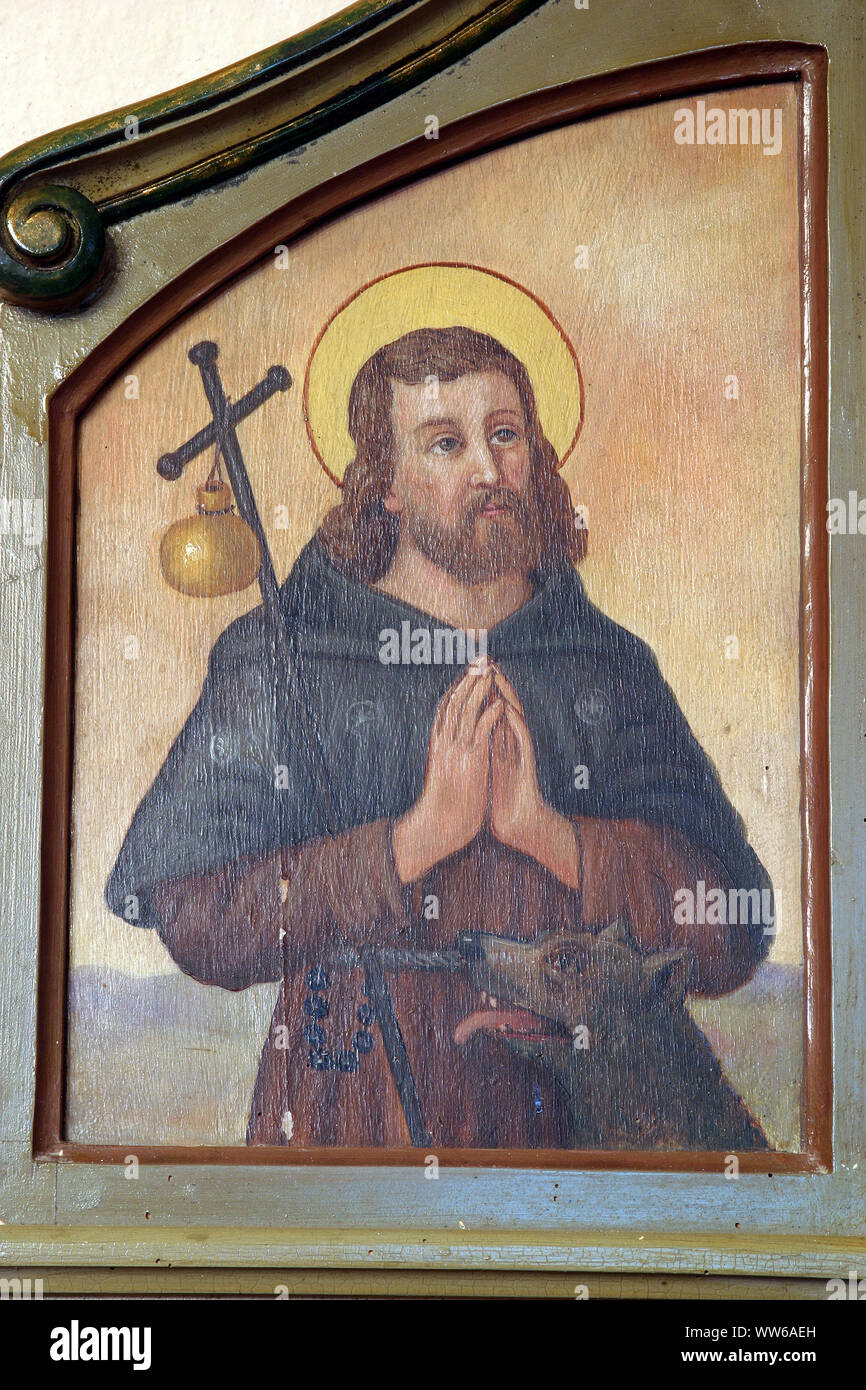 Saint Roch, altar of Sacred Heart of Jesus in the church of Holy Spirit ...