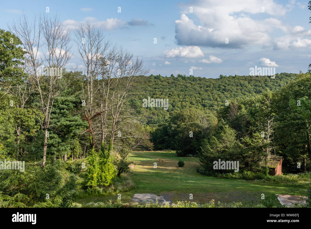 Beautiful Poconos vista in the summer, north eastern Pennsylvania Stock ...