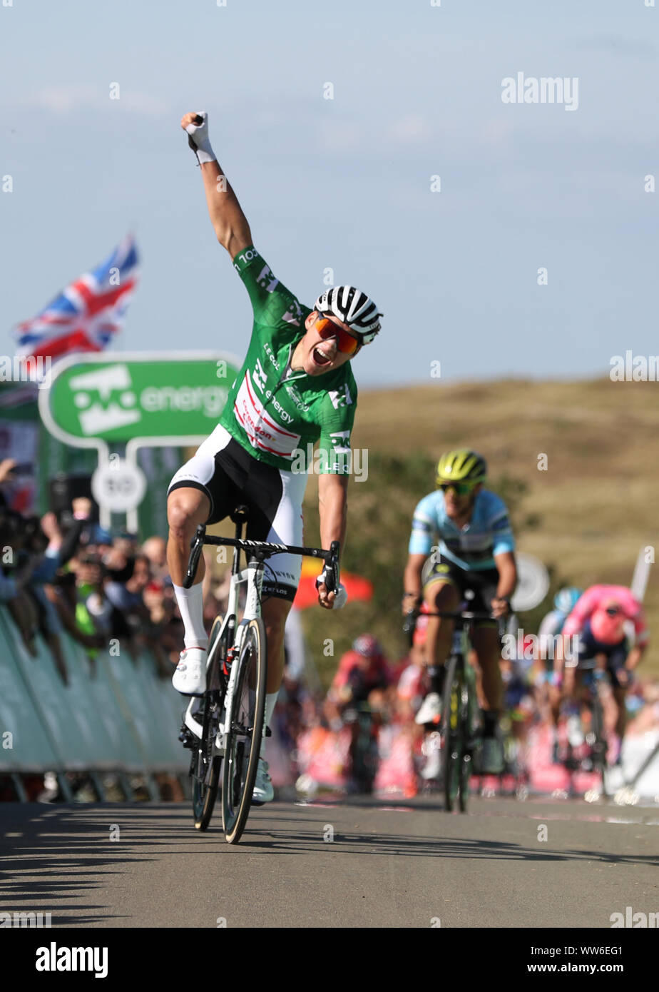 Netherlands' Mathieu Van Der Poel of team Corendon-Circus on the way to ...