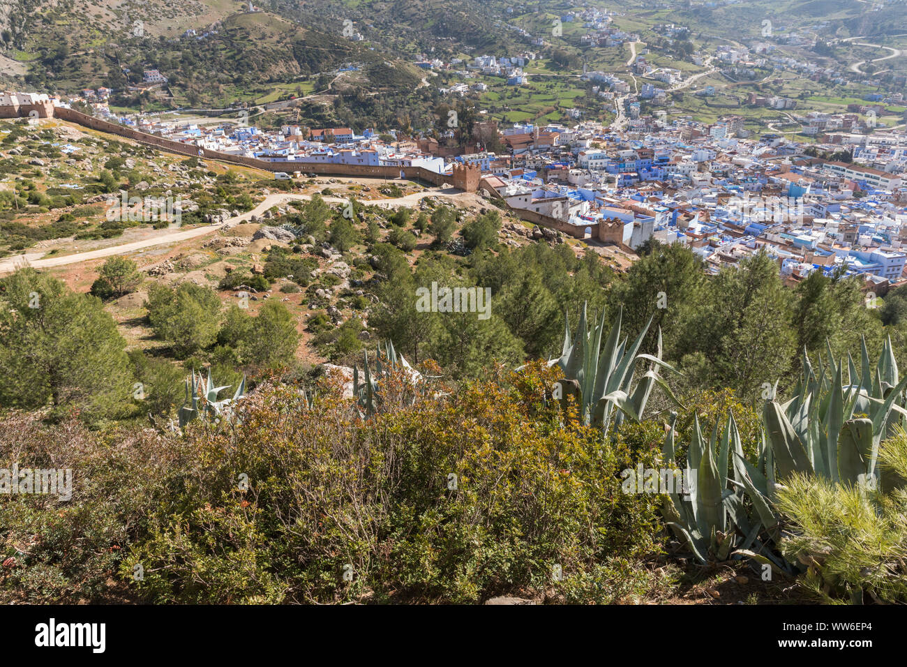 Chefchaouen view hi-res stock photography and images - Alamy