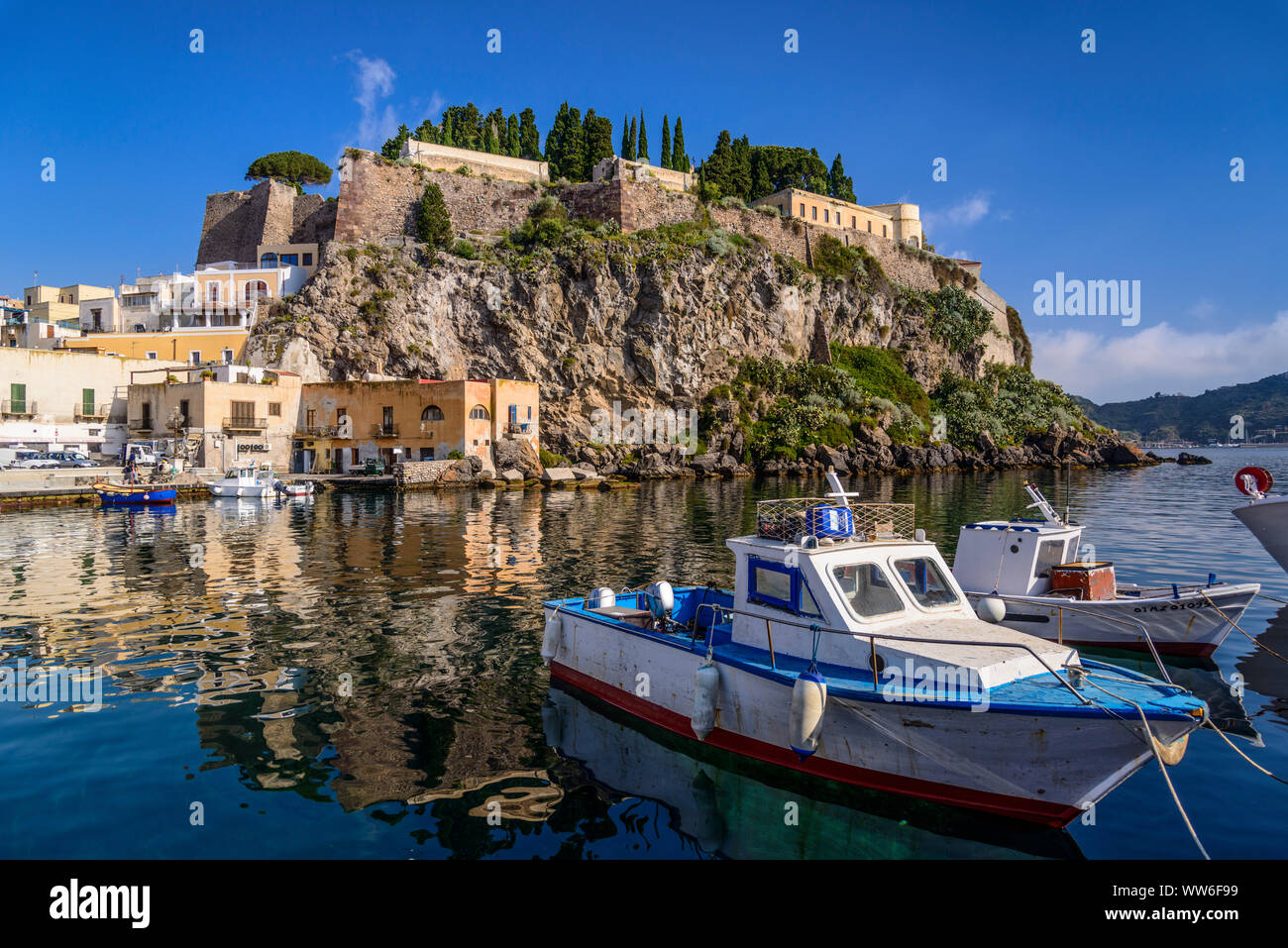 Lipari castle italy hi-res stock photography and images - Alamy