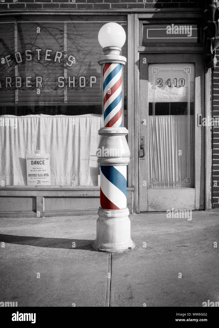 Vintage Barber Shop Pole