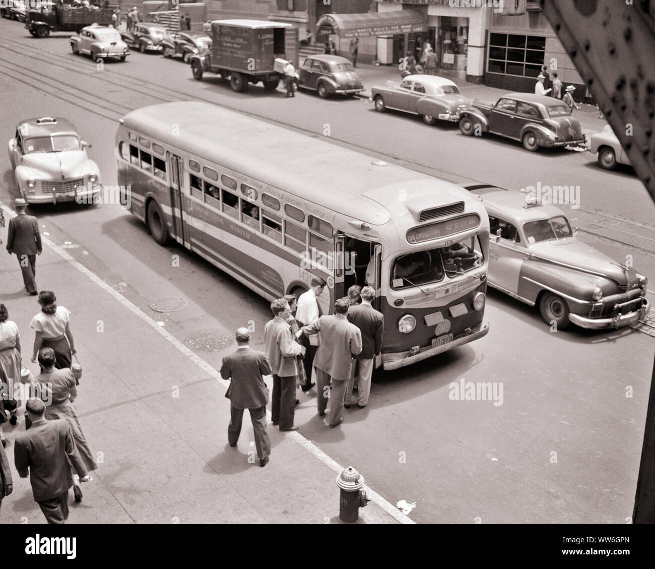 1940s vintage bus hi-res stock photography and images - Alamy