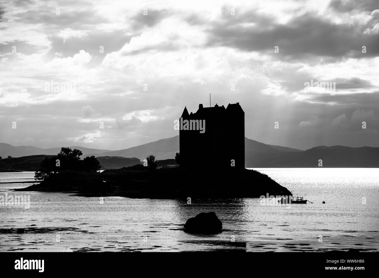 Castle Stalker, Scotland Stock Photo - Alamy