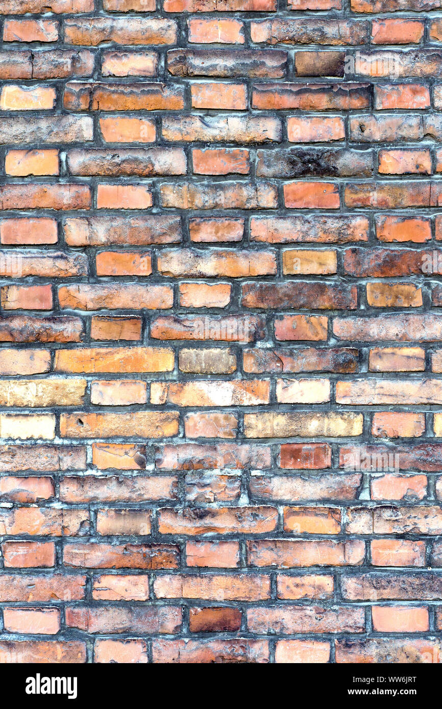 Old multi-colored brick wall. Natural background for designers Stock ...