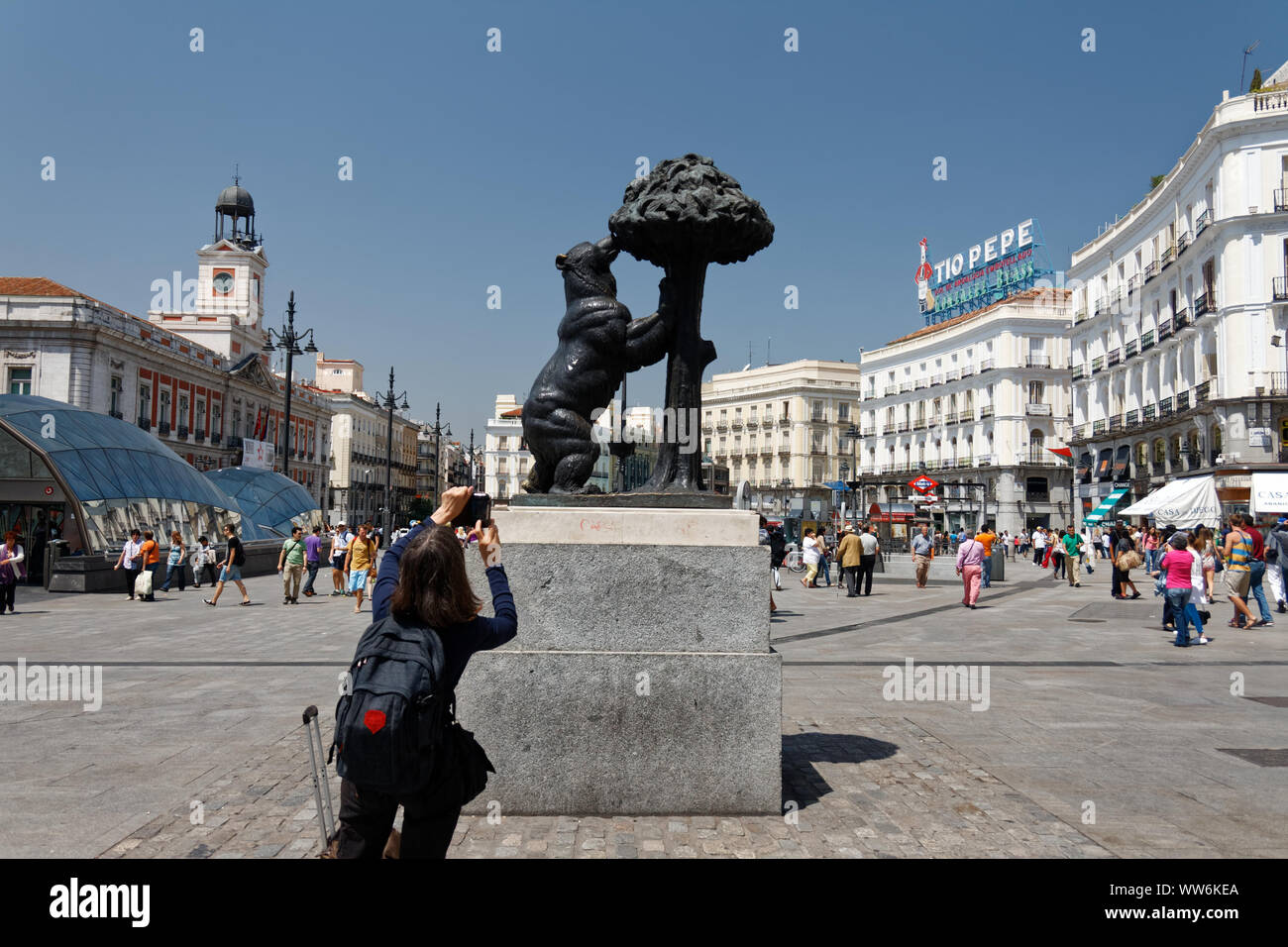 Centre of Madrid, Spain Stock Photo - Alamy
